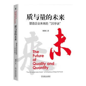 质与量的未来 杨钢 著 机械工业出版社