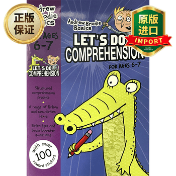 Andrew Brodie Let\x27s Do Comprehension 英国小学英语阅读理解练习册6-7岁 英文原版小学教材 外语学校课外辅导用书 进口英语书籍