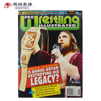 Pro Wrestling Illustrated 美国职业搏斗摔角杂志 2019年6月 体育运动