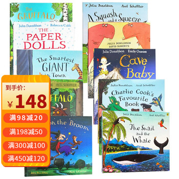 英文原版 Julia Donaldson 10本The gruffalo \\x27s Child