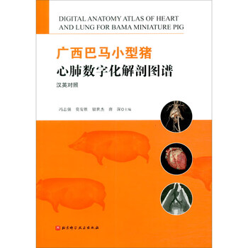 [正版图书]广西巴马小型猪心肺数字化解剖图谱：汉英对照