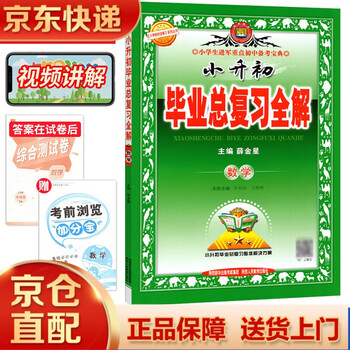 小升初毕业总复习数学教材全解通用版小升初系统总复习小学六年级备考名校真题练习小升初数学专项训练知识点