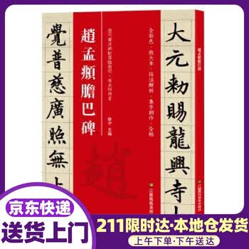 赵孟頫胆巴碑 [中]徐宇 江苏凤凰美术出版社