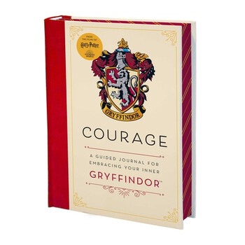 英文原版 哈利波特：勇气 格兰芬多笔记本 周边 Harry Potter: Courage: A Guided Journal for Embracing Your Inner Gryffindor