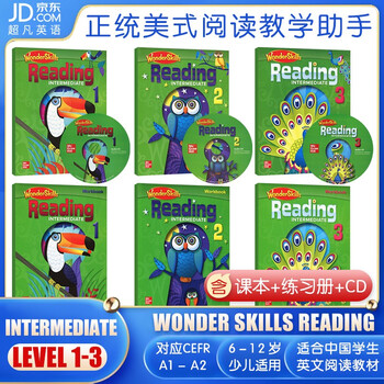 原版进口麦克劳希尔出版 WonderSkills Reading Intermediate中级 阅读  Intermediate全套
