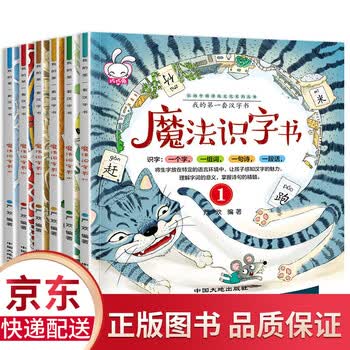 我的第一套汉字书魔法识字书全套6册 学前幼儿阅读与认字书3-6-7岁幼儿园学前班儿童书籍