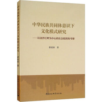 中华民族共同体意识下文化模式研究——以金沙江畔为中心的社会组织的考察 廖建新  书籍