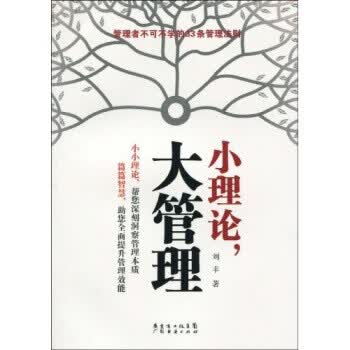 小理论大管理 刘丰 9787545403732 广东省出版集团，广东经济出版社