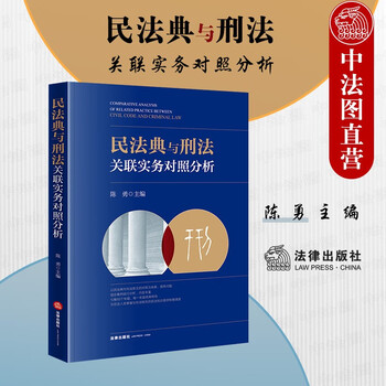 正版2021新 民法典与刑法关联实务对照分析 陈勇 人身关系财产关系 刑民交叉案件 物权合同人格权