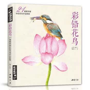 正版书超详细彩铅手绘教程经典全套6册 人物动物花鸟风景多肉花卉 成人临摹零基础入门彩铅教程教材书籍 彩铅花鸟