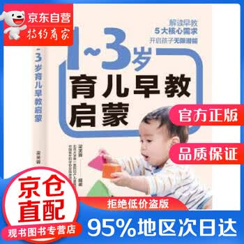 【正版图书】1-3岁育儿早教启蒙 梁芙蓉 中国轻工业出版社