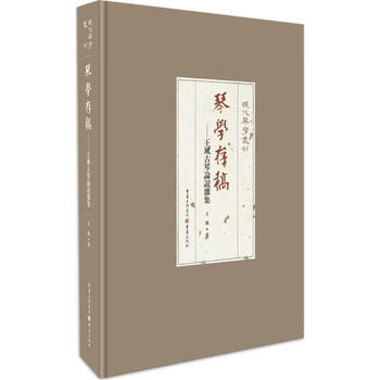 琴学存稿 王风   书籍