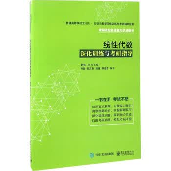 线性代数深化训练与考研指导 孙阳等  书籍