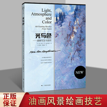 光与色 油画写生与创作 绘画 风景油画书 油画技法美术书籍 广西美术出版社
