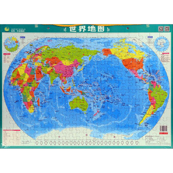 世界地图拼图 钟睿祺 编 书籍
