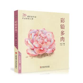 正版彩铅多肉 彩铅画入门教程书 沐尚文化 彩色铅笔漫画家庭手绘书植物花卉技巧入门临摹自学花之绘本零基