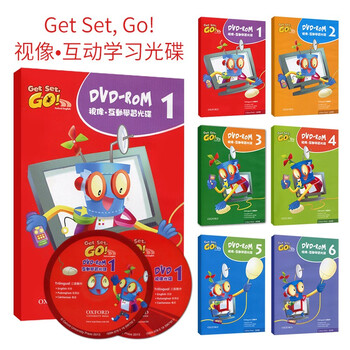《原装进口牛津幼儿英语教材get set go DVD-ROM视像光盘教学软件教师资源光盘白板软件 全套》【摘要 书评 试读】- 京东图书