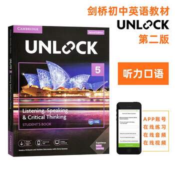 剑桥雅思托福阅读写作教材Unlock 5级别听说Listening Speaking