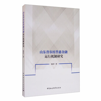 山东省农村普惠金融运行机制研究