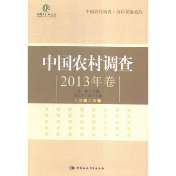 包邮：中国农村调查-2013年卷 政治/军事 农村经济调查报告中国  图书