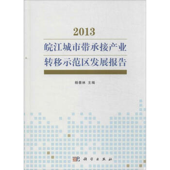 皖江城市带承接产业转移示范区发展报告 杨善林 编 作 书籍