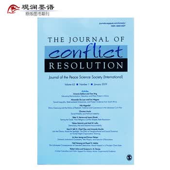 Journal of Conflict Resolution 2019年1月