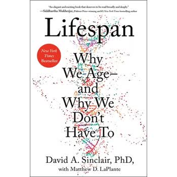 精装 英文原版 Lifespan: Why We Age-And Why We Don't Have to  纽约时报畅销书 寿命：为什么我们会变老为什么我们不需要变老