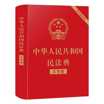 中华人民共和国民法典 2021年实施的法典 大字版 2020年颁发新规则新法典