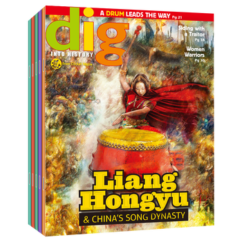 DIG into History 美国版9-14岁儿童历史考古学杂志 英语课外阅读期刊 蟋蟀童书 2018年2月刊