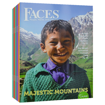 FACES 世界文化 美国儿童杂志 英语杂志9-14岁初高中课外阅读蟋蟀童书期刊杂志 2018年9月刊
