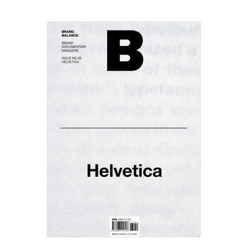 【订购】Magazine B HELVETICA字体 赫维提卡 NO.35 商业品牌杂志 韩国英文版
