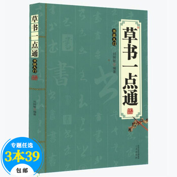 【包邮】书法技法教程中国书法一点通入门 草书一点通