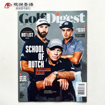 Golf Digest 高球文摘高尔夫文摘杂志 2019年3月 美国体育运动
