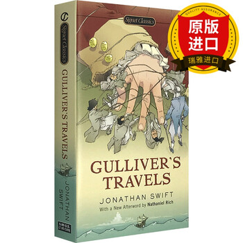 格列弗游记 英文原版 Gulliver&rsquo;s Travels 格列佛游记 寓言小说 英文版