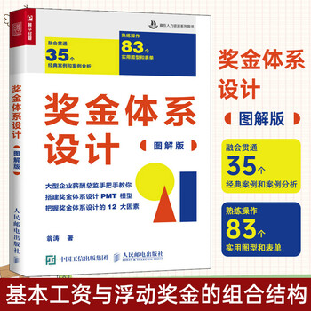 奖金体系设计 图解版 赢在人力资源系列图书翁涛hr薪酬管理员工激励绩效