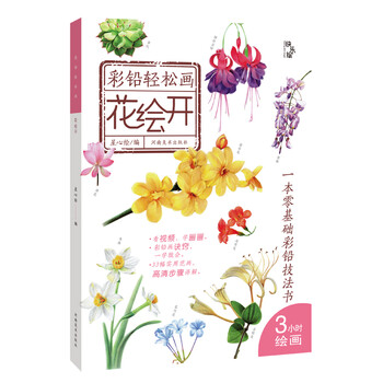 彩铅轻松画—花绘开
