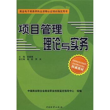 项目管理理论与实务 徐嘉震 中国物资出版社