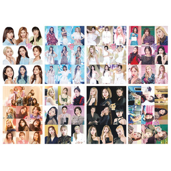 twice海报 2021全新周边明信片高清写真壁画壁纸墙贴一套8张 2794款 海报43X29cm 一套8张