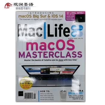 Mac Life N.170 苹果生活电子科技杂志 2020年8月 美国电子产品杂志