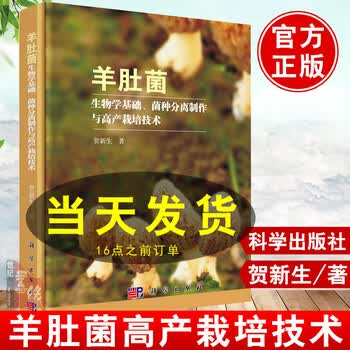 正版书籍 羊肚菌生物学基础、菌种分离制作与高产栽培技术 贺新生羊肚菌种植技术病虫害防治羊
