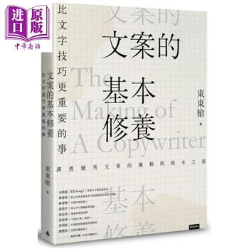 文案的基本修养 比文字技巧更重要的事 港台原版 东东枪 时报出版