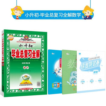 【科目自选】小升初毕业总复习全解 语文数学英语学科自选 小升初数学语文英语真题卷复习资料小升初必刷题2022小升初真题卷系统总复习小学升初中辅导书 薛金星 小升初 数学【通用版】