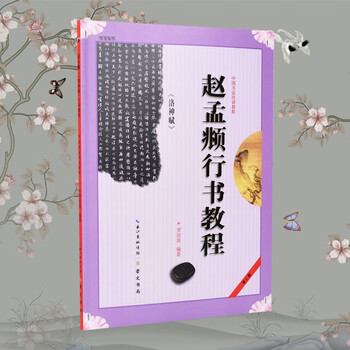 赵孟頫洛神赋行书教程中国书法培训教程米字格单字放大简体旁注初学笔法结构详解行书毛笔字帖临摹范本 罗培源编著 崇文书局 赵孟頫洛神赋行书教程