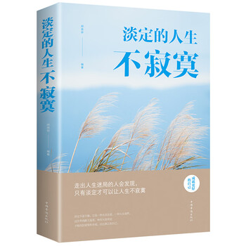 淡定的人生不寂寞 心灵鸡汤正版书籍青少年版 哲学与人生哲理励志