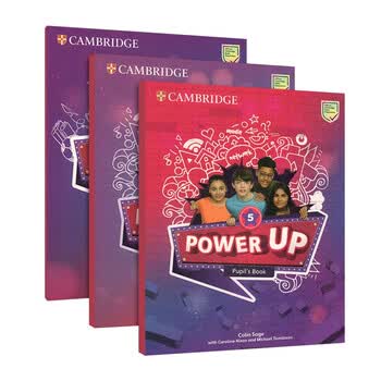 剑桥考试小学教材Power Up 5年级套装 主课本+练习册带线上帐号+home booklet