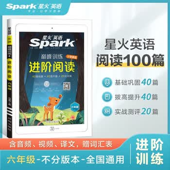 【ZY】2022新版星火英语艾派巅峰训练进阶阅读六年级通用版小学6年级上下册通用版英语阅读理解专项训练练习册