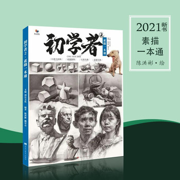 初学者2素描一本通陈洪彬赖荣志2021烈公文化素描石膏几何体石膏像静物人物头像临摹范本画册结构大关系