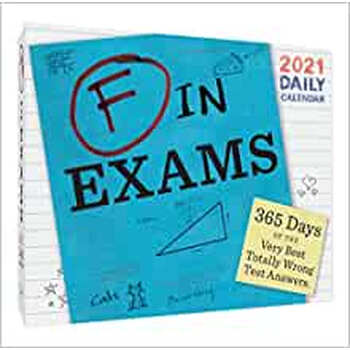 F in Exams 2021 Daily Calendar