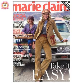 订阅 Marie Claire(Italia) 意大利意文原版 女性时尚杂志 年订12期