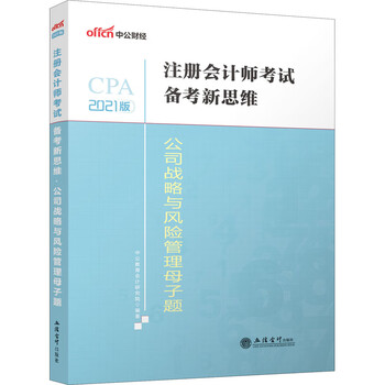 公司战略与风险管理母子题 2021版 图书